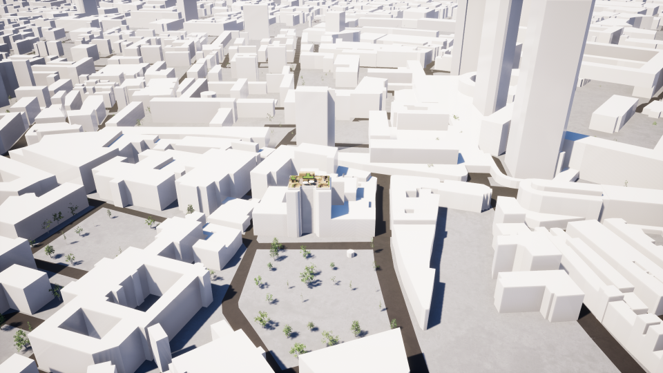 Florin Court Rooftop Gardens, Overlooking the Skyline of London | Shape ...