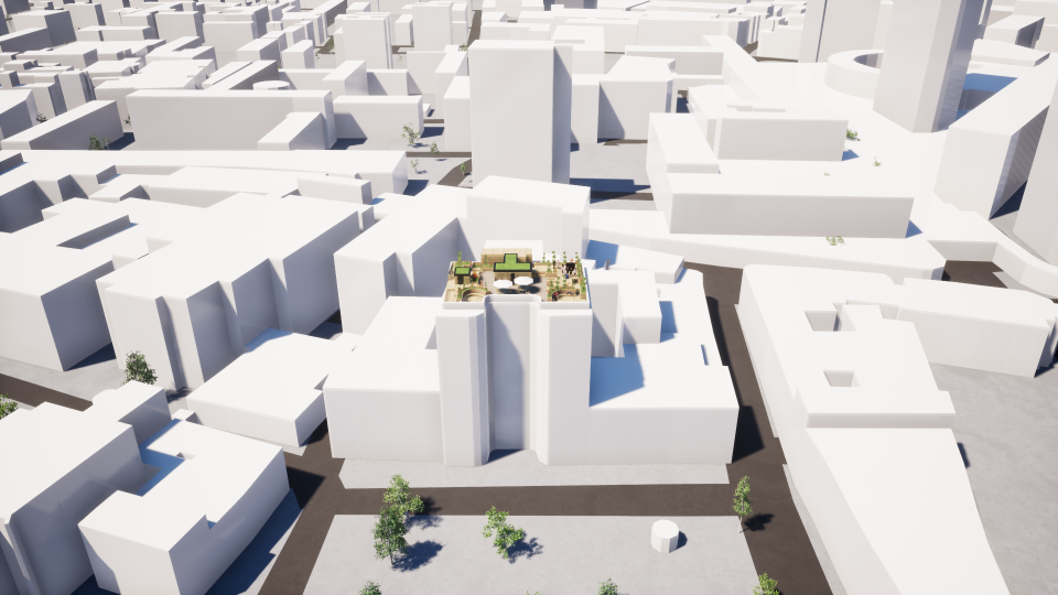 Florin Court Rooftop Gardens, Overlooking the Skyline of London | Shape ...